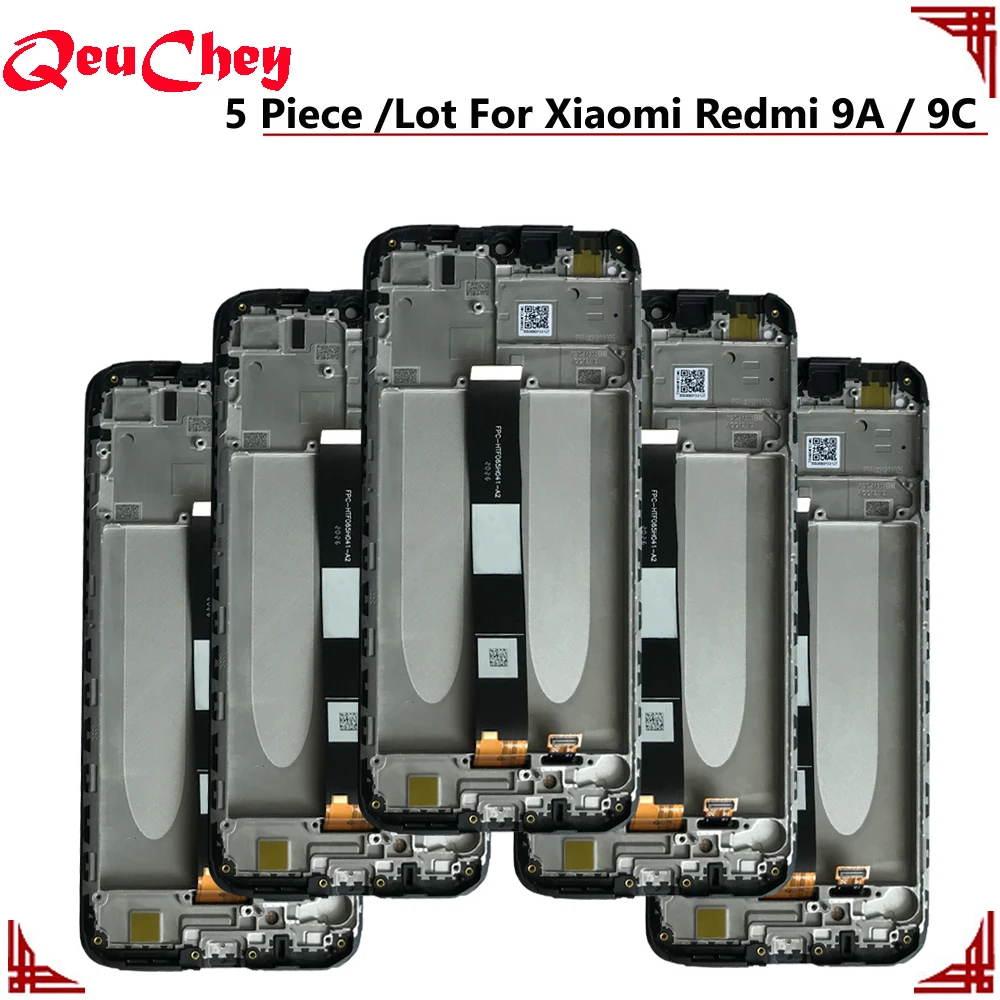5 peças/lote original lcds para xiaomi redmi 9a/9c display lcd monitor ...
