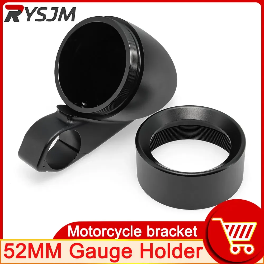 Motorcycle-Bracket-52mm-Meter-Gauge-Cover-Motorcycle-Tachometer ...