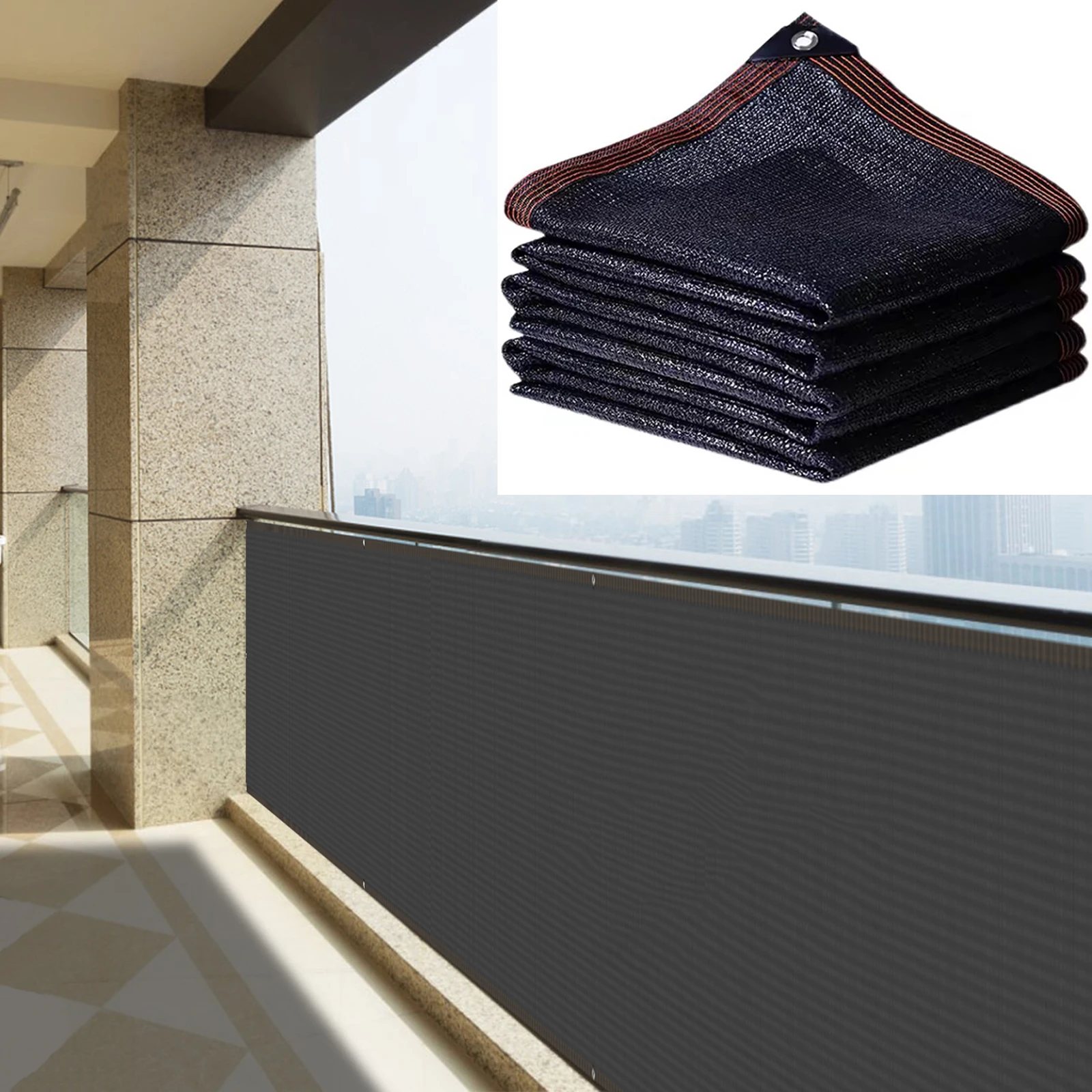 Balcony-Sunshade-Net-Privacy-Fence-Screen-Outdoors-Anti-UV-Panels-Mesh ...