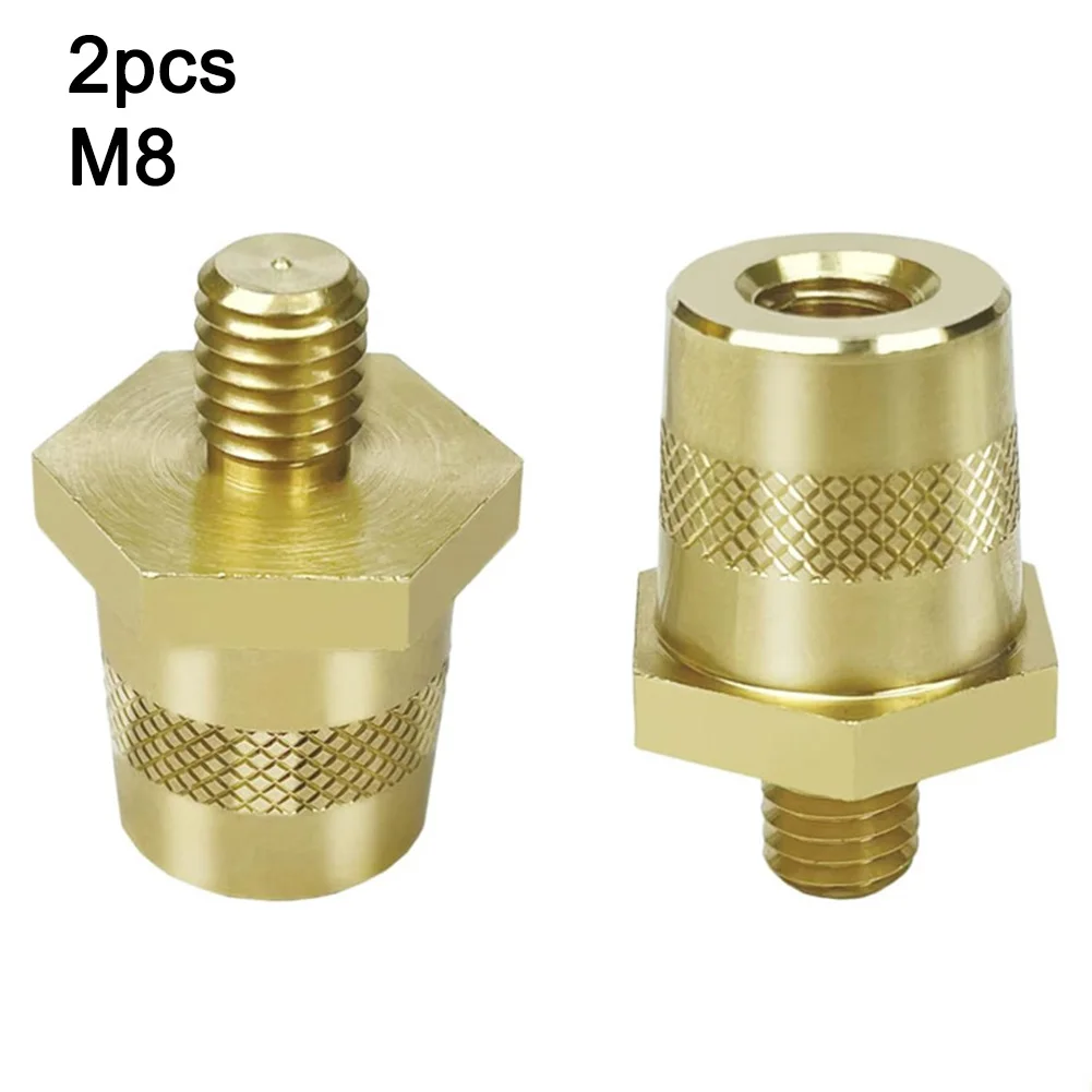 2x-Battery-Pole-Adapter-Brass-Battery-Terminal-Connector-250A-M8-Thread ...