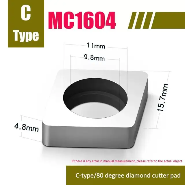 YIFINO 5/10/20Pcs Tool Pad Nc Turning Tool Bar Blade Gasket Mv1603 ...