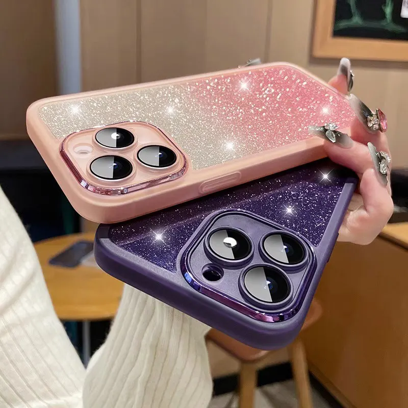 Luxury-Case-For-Tecno-Spark-10-Pro-Phone-Cover-Shiny-Glitter-Back-Coque ...