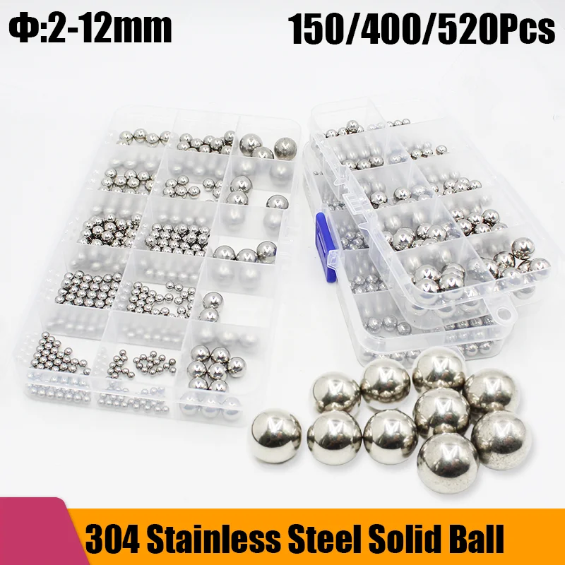 304-Stainless-Steel-Solid-Ball-Dia-2-12mm-Precision-Bearing-Steel-Small ...