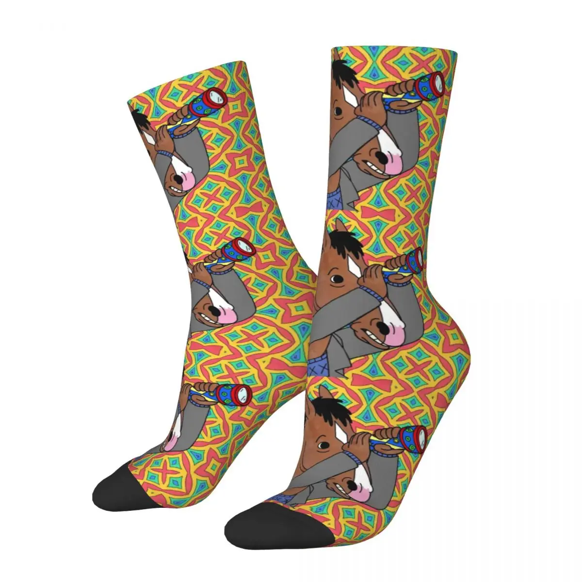 Hip-Hop-Vintage-Fun-Crazy-Men-s-compression-Socks-Unisex-B-BoJack ...