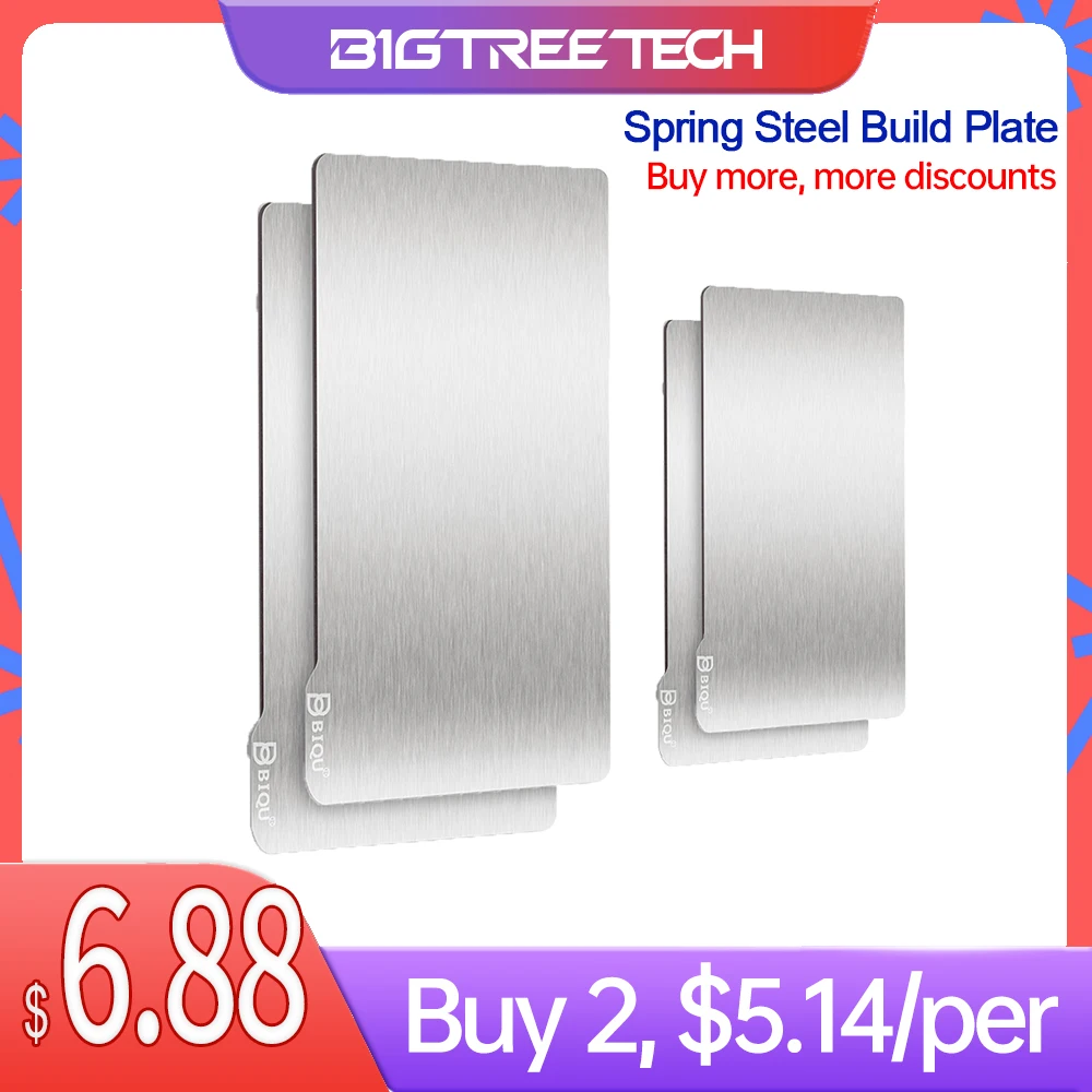 Biqu Spring Steel Flexible Build Plate Sheet Magnetic Base For Uv Resin ...