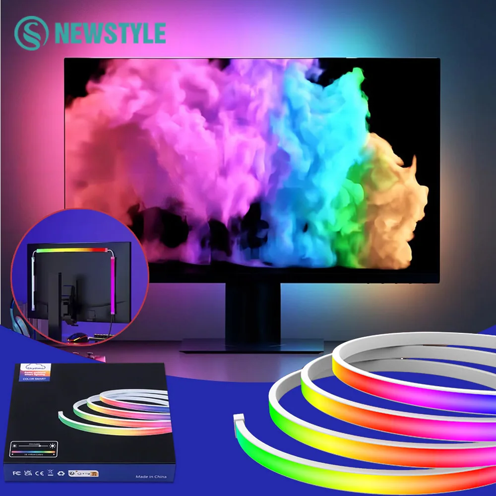 Smart-Gaming-LED-Strip-Lights-Computer-Sync-Light-Strip-Monitor-RGB ...