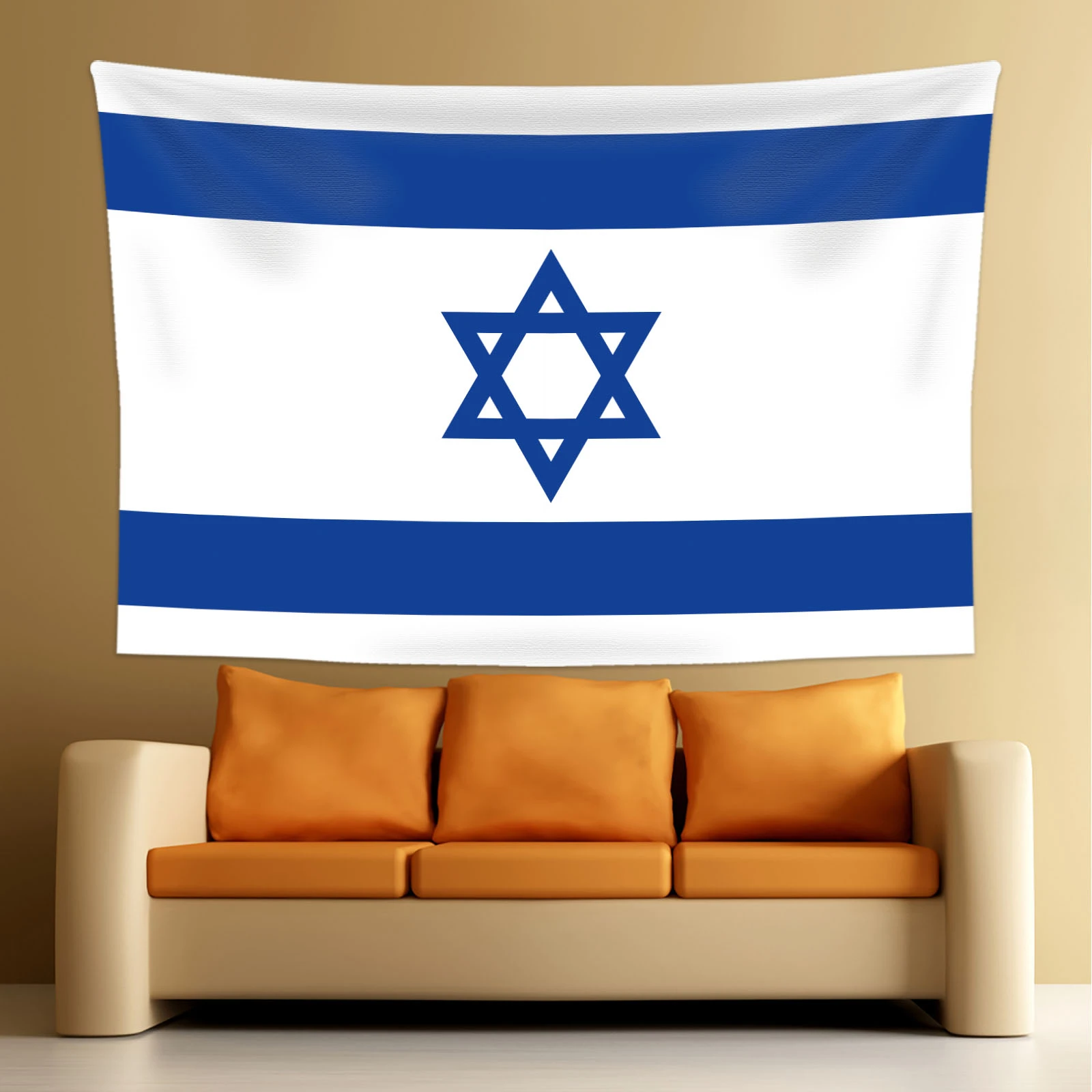 The State of Israel Tapestry ISR Aesthetic Wall Art Hanging Home Decor ...