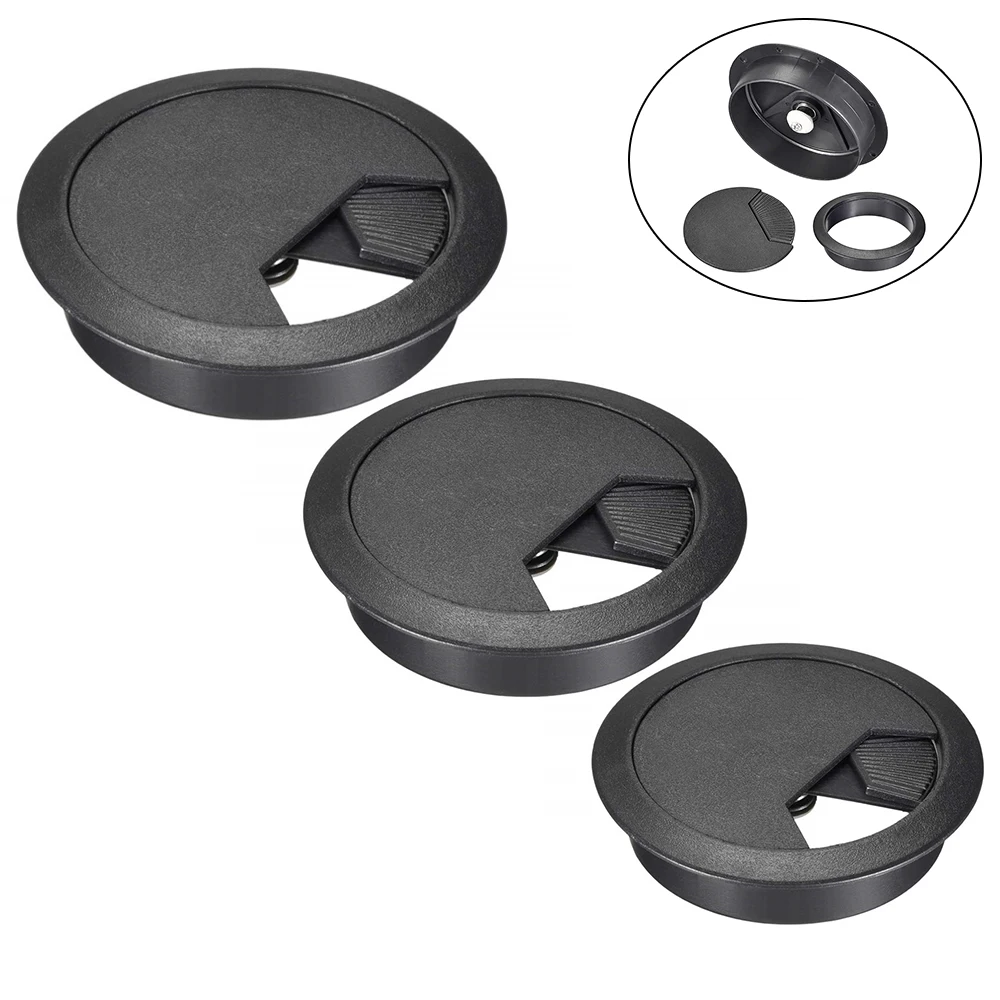 1pc-ABS-Plastic-Round-Wire-Hole-Cover-Computer-Desk-Wire-Hole-Cover ...