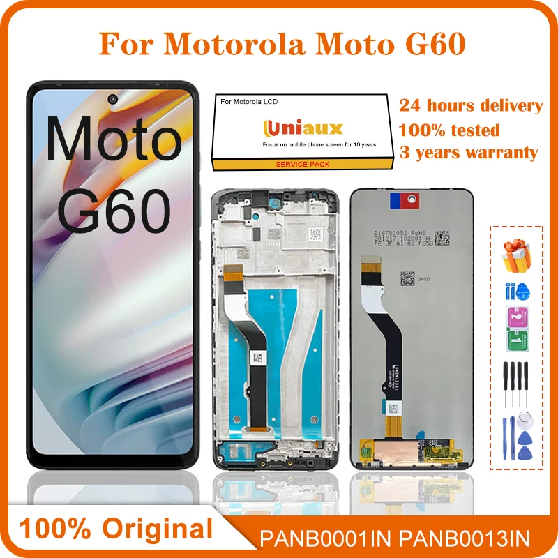 6-8-Original-For-Motorola-Moto-G60-LCD-Display-with-Frame-Touch-Screen ...