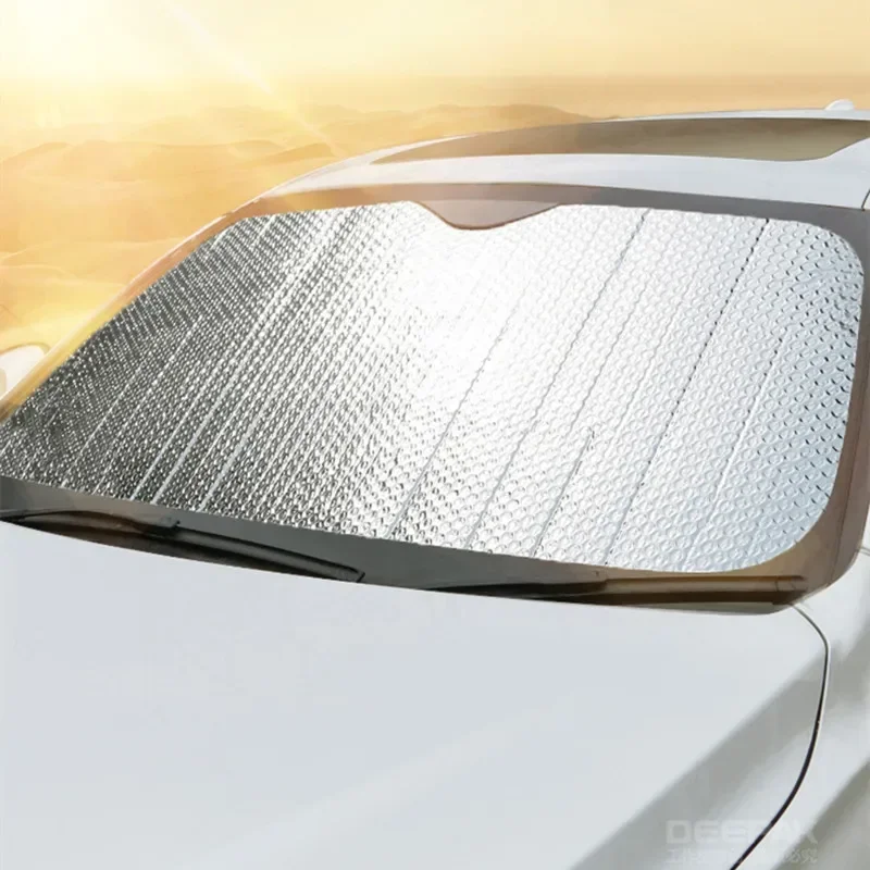 140cm-Car-Windshield-Foldable-Sun-Shade-Visor-Cover-Block-Reflector ...