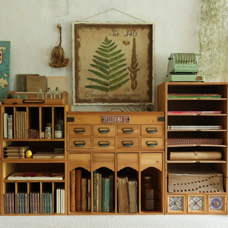 Creative-A5-Bookshelf-Solid-Wood-Children-s-Desktop-Picture-Book ...