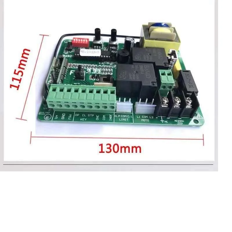 Sliding-gate-opener-motor-control-board-NO-NC-sliding-gate-opener-PCB ...