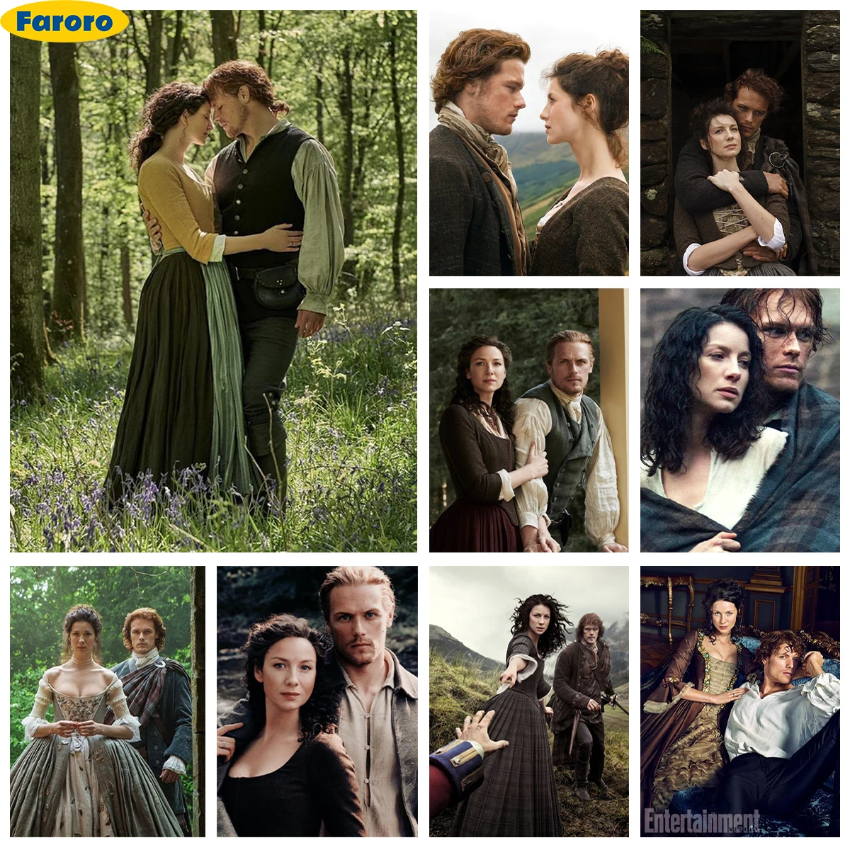 O-Outlander-Diamond-Art-Painting-Fantasy-TV-Series-Claire-And-Jamie-Diy ...