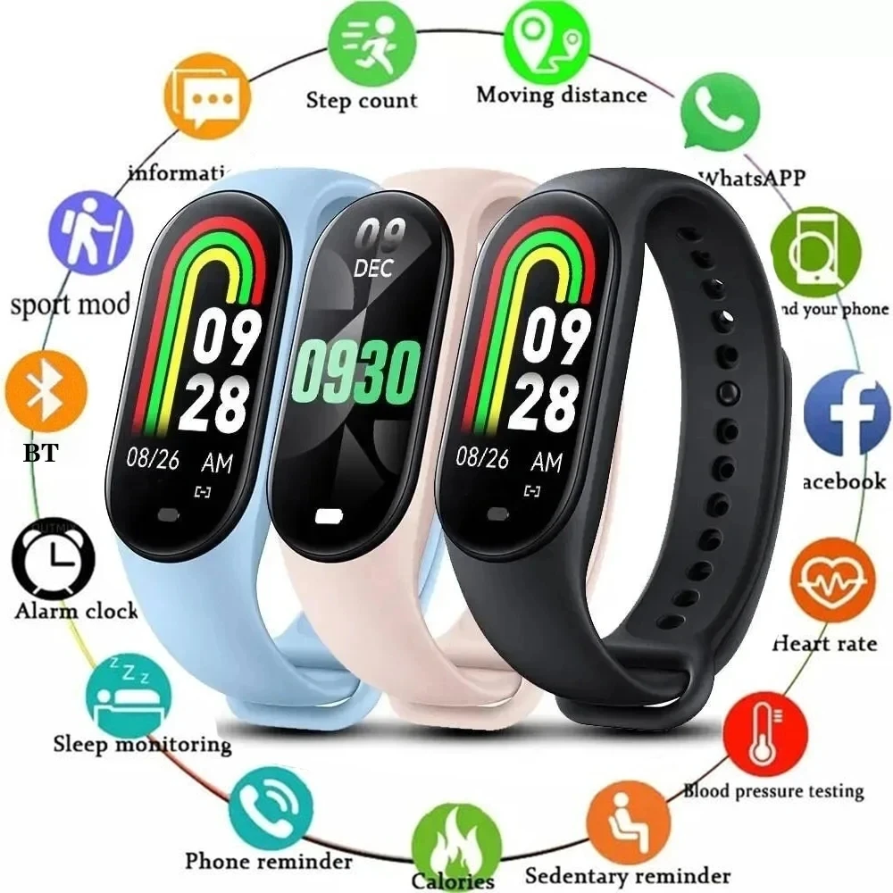 Men-And-Women-Smart-Bracelet-Smart-Watch-Running-Fitness-Tracker-Sports ...