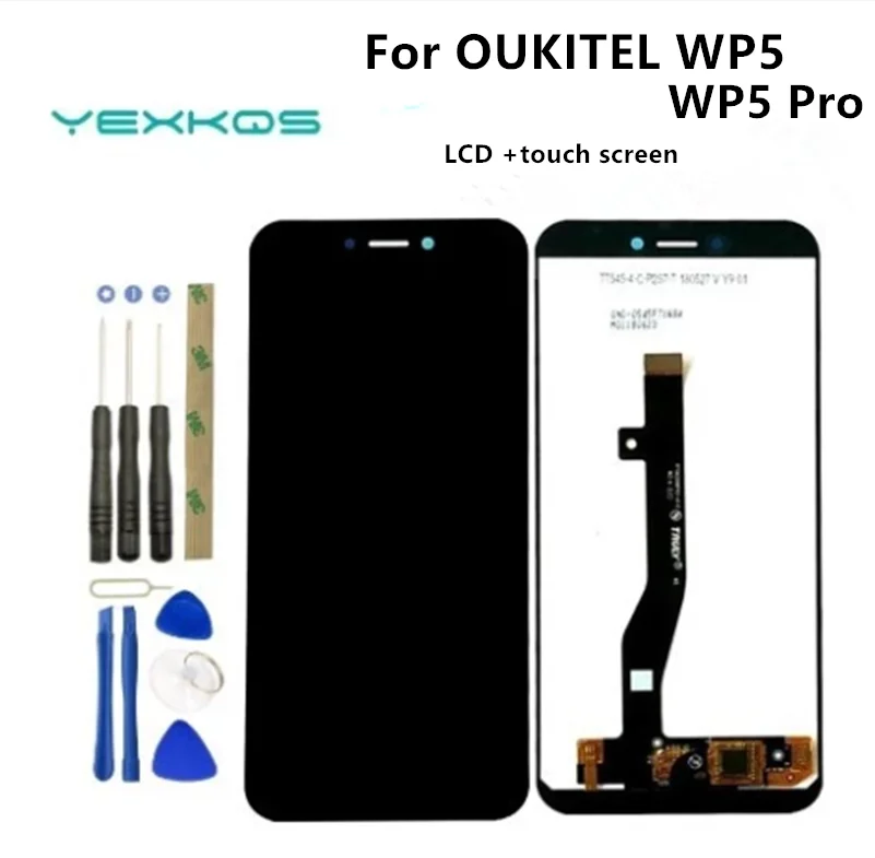 5.5 inch Original Oukitel WP5 LCD Display and Touch Screen Digitizer Assembly Replacement for ...