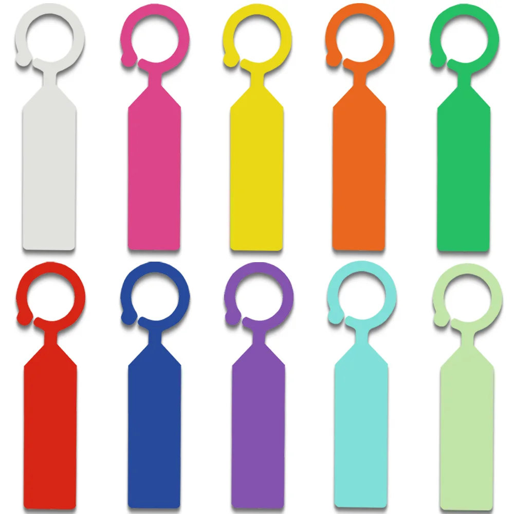 50-100PCS Ring Hanging Plant Lables Garden Pot Tree Markers Plastic ...