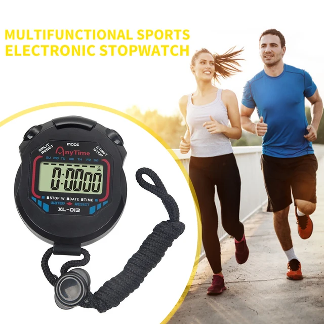 Lcd Digitális Stopper Sport Időzítő Stop Óra Karakterlánc ...