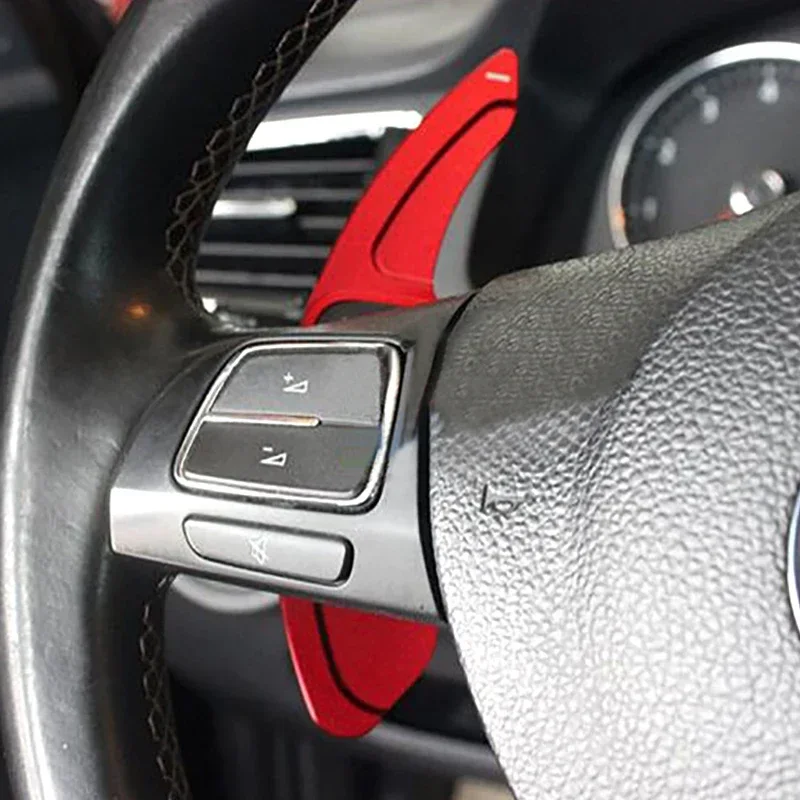 Steering Wheel Paddle Extension Shift Cover For VW /SEAT /Skoda 2Pcs ...