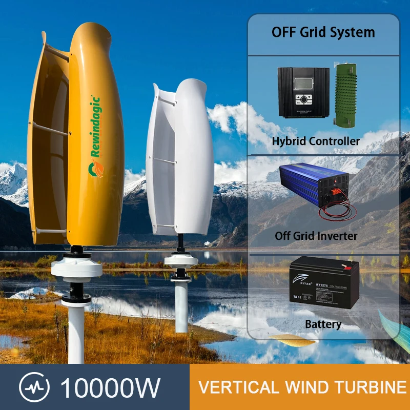 10kw-Windturbine-Generator-Verticale-As-12V-24V-Vrije-Energie ...