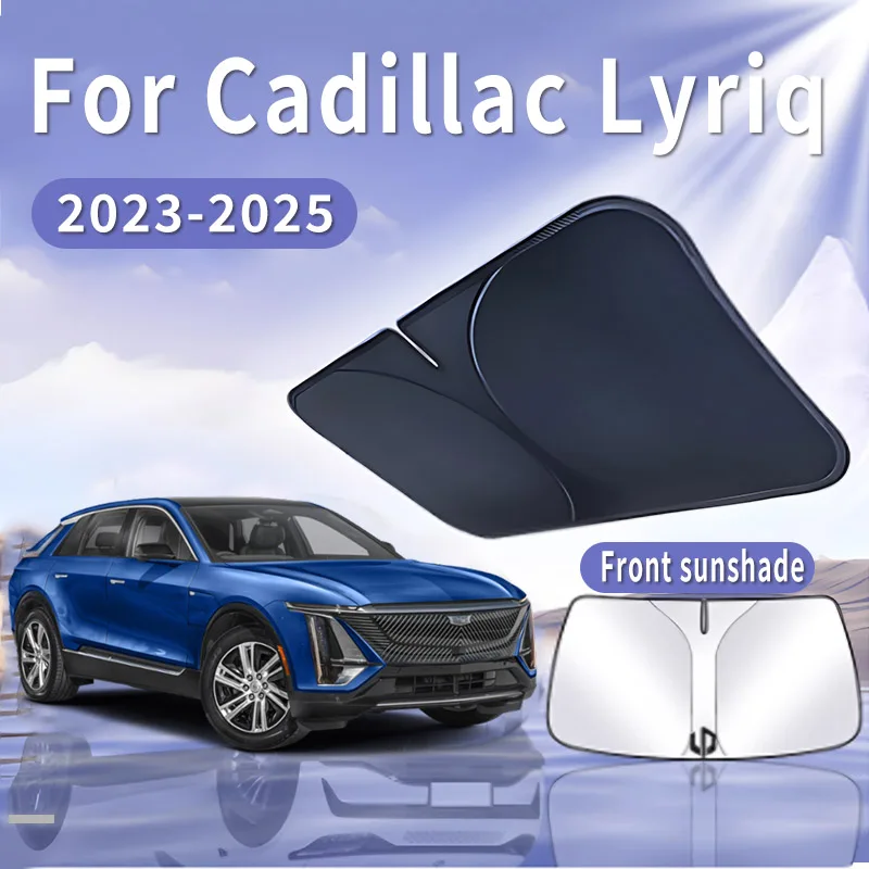 Foldable Car Sun Visor For Cadillac Lyriq 2023~2025 Front Windshield ...