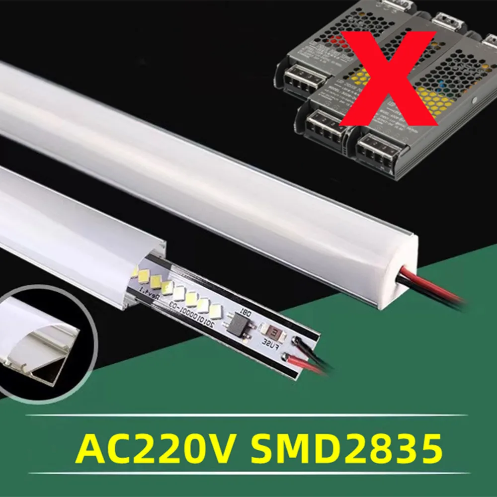 V-Angle-LED-Light-Tube-50CM-220V-High-Brightness-Linear-Strip-Lights ...