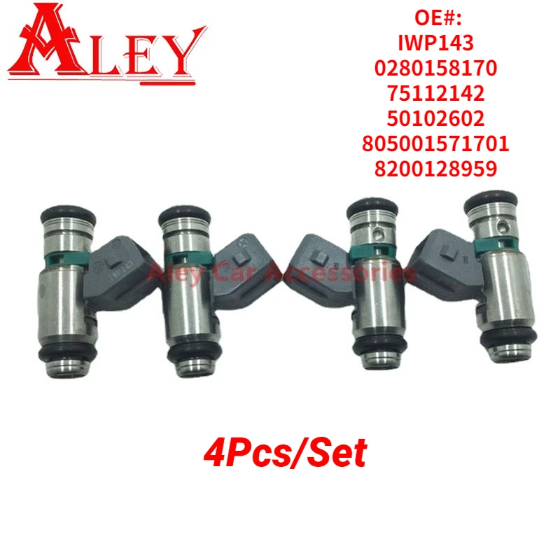 4Pcs Brand New IWP143 0280158170 75112142 50102602 Fuel Injectors ...