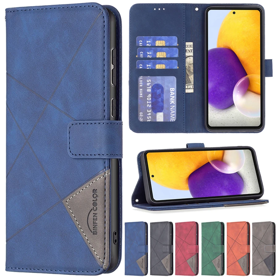 Capa de Couro carteira Flip Para Samsung Galaxy A02 A03 Core A12 A13 A21S A22 A23 A31 A32 A33 ...