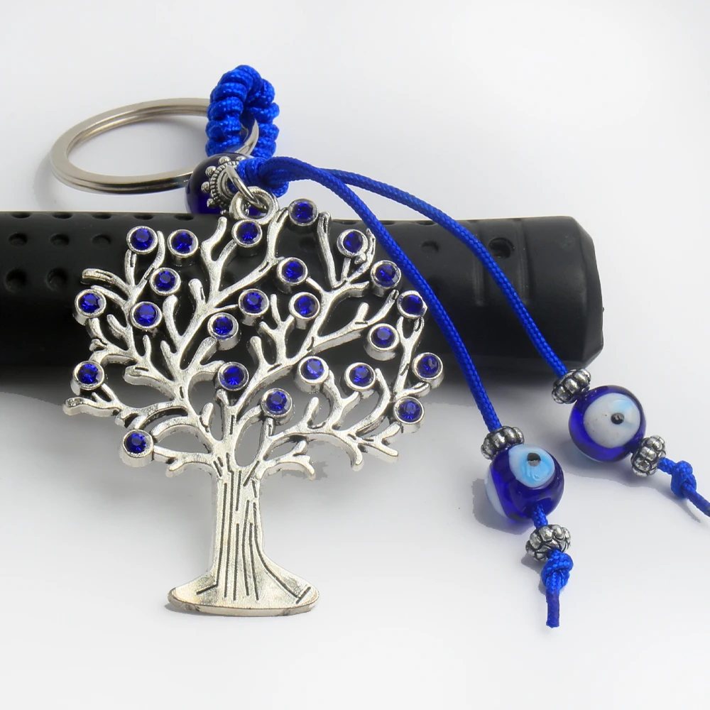 1pc-Tree-of-Life-Blue-Eyes-Keyring-Evil-Eye-Pendant-Keychain-for ...