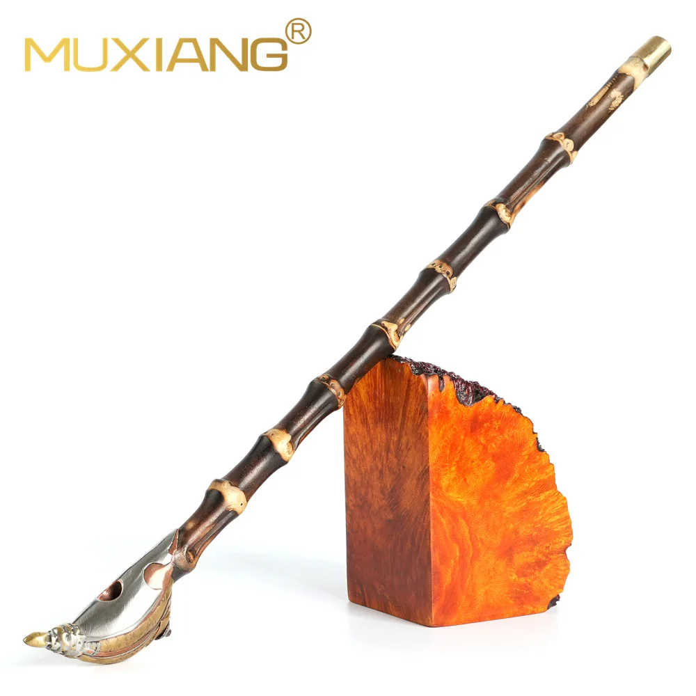 MUXIANG-straight-handle-bamboo-dry-pipe-copper-pipe-copper-ring-pipe ...