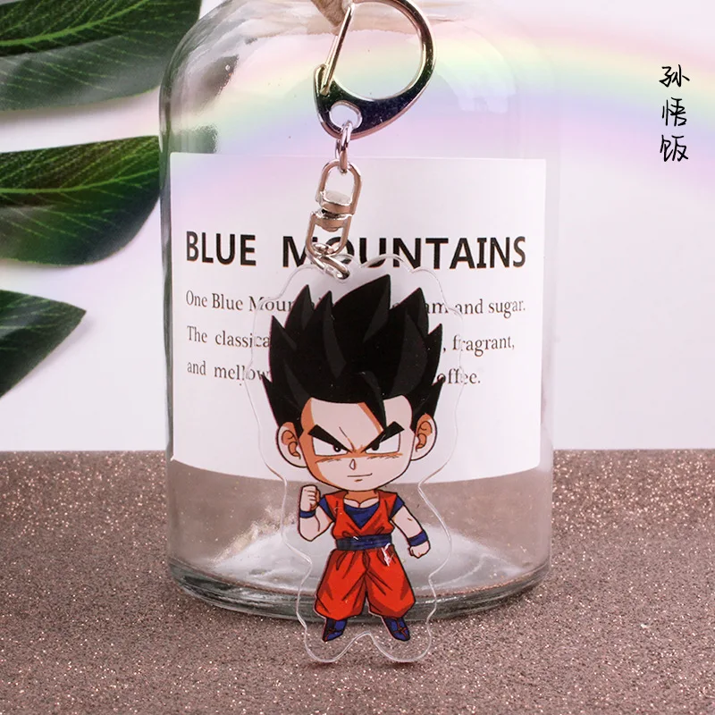 Dragon-Ball-Anime-Acrylic-Pendant-Keychain-Son-Goku-Vegeta-Beerus ...