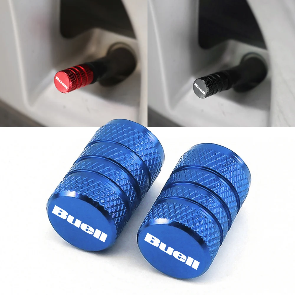 CNC Aluminum Motorcycle Tire Valve Stem Caps Air Tight Cover For Buell ...