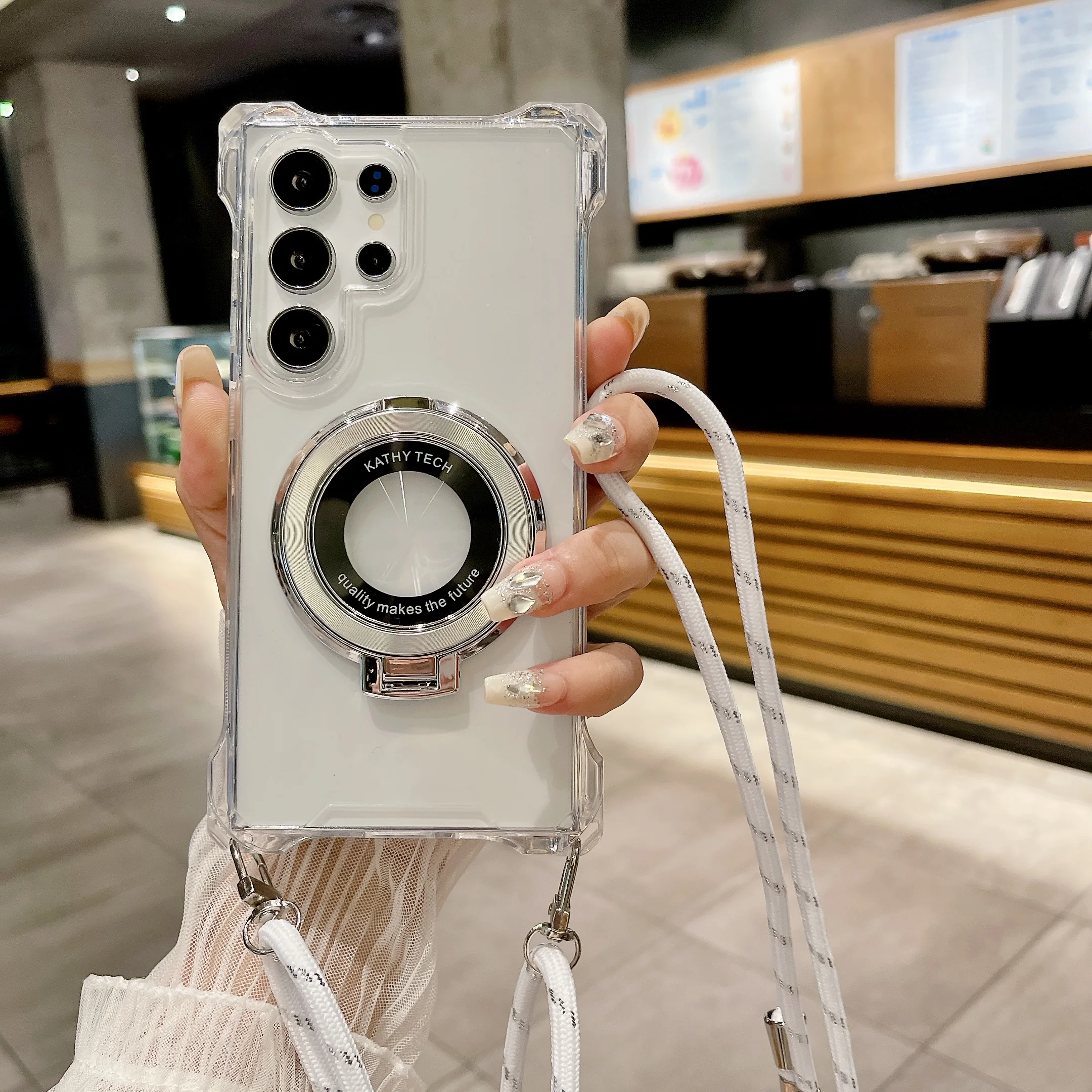 Funda-de-tel-fono-magn-tica-con-cord-n-cruzado-para-Samsung-Galaxy-S24 ...