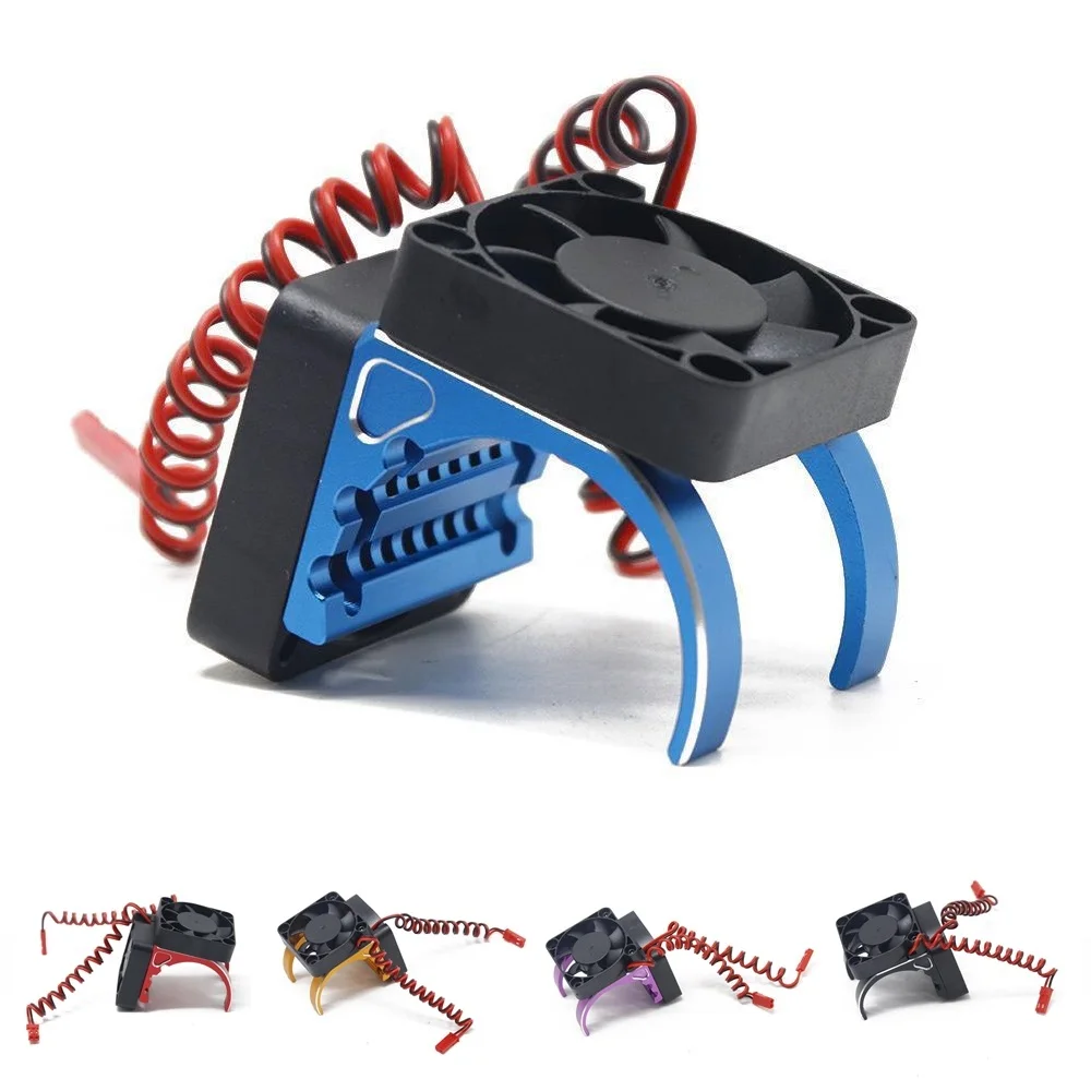 42mm-Dual-Fan-Motor-Cooling-Fan-Heat-Sink-for-Traxxas-1-10-MAXX-E-Revo ...