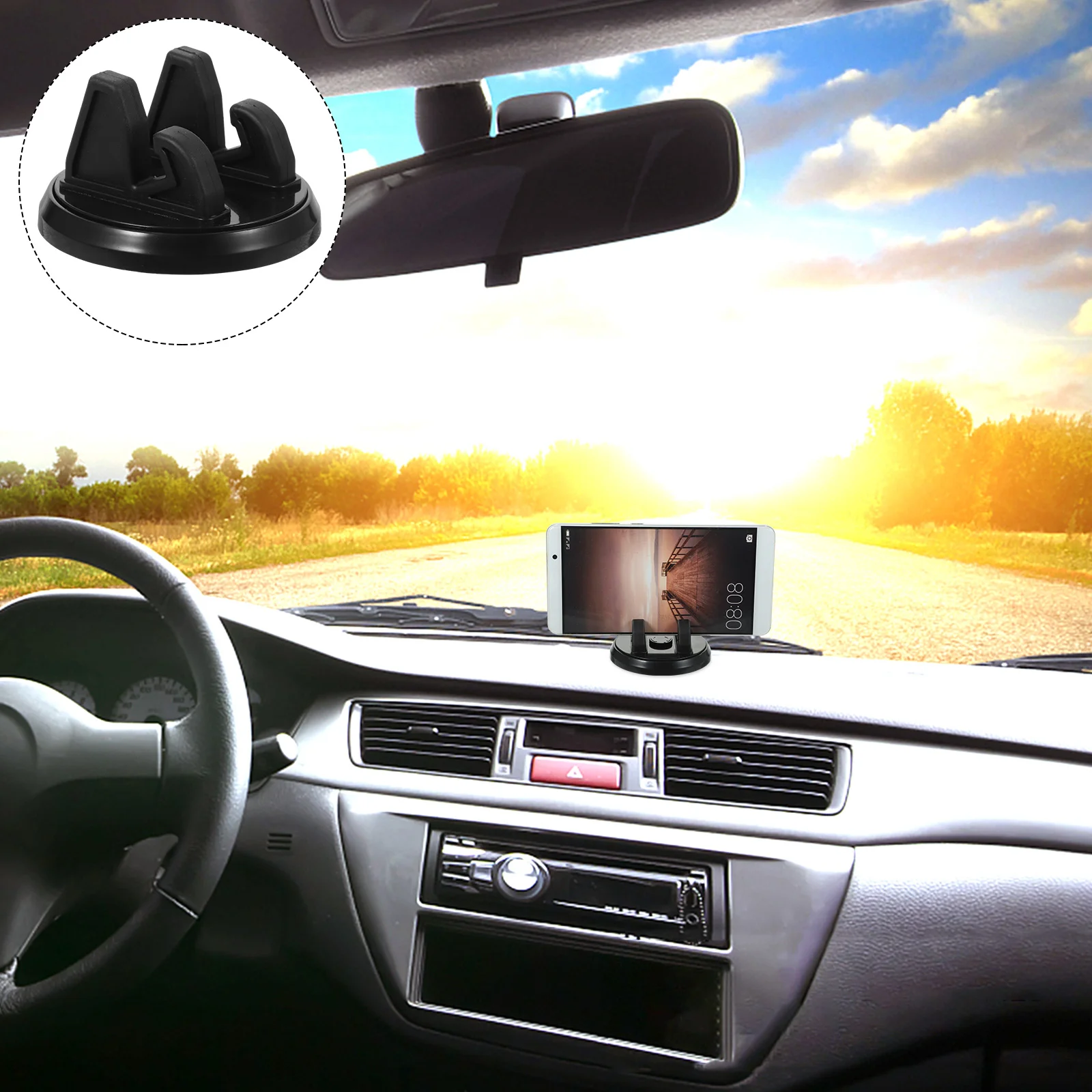 Multifunctional-Vehicle-Mounted-Mobile-Phone-Navigation-Support-Holder ...