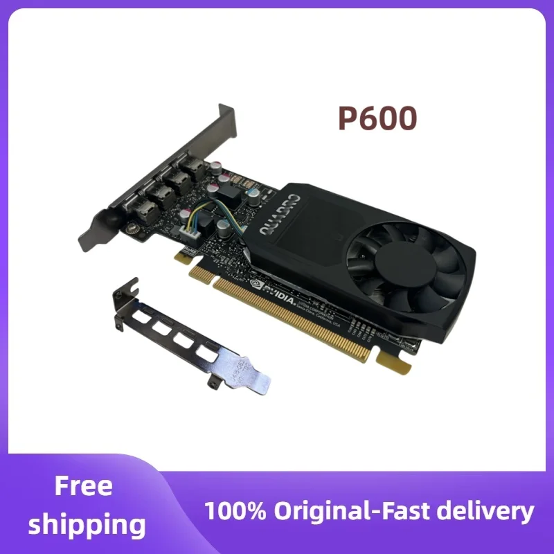 Original Used For NVIDIA Quadro P600 graphics card 2GB professional ...