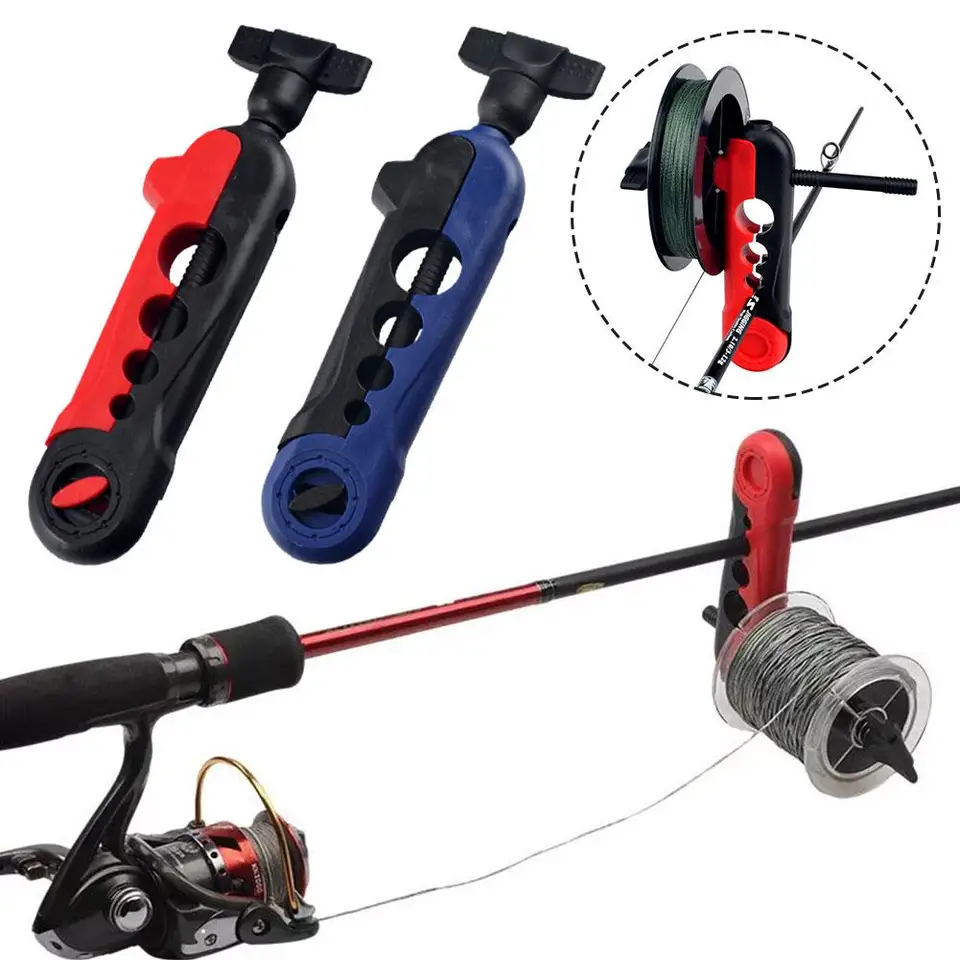 Hand Crank Reel Spooler Reel Spooler Tool ABS Fishing Line Winder Wheel ...