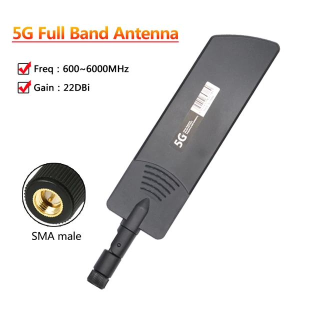 Enhance Signal 600~6000Mhz 5G 4G LTE 3G GSM Aerial 22dbi Omni WiFi ...