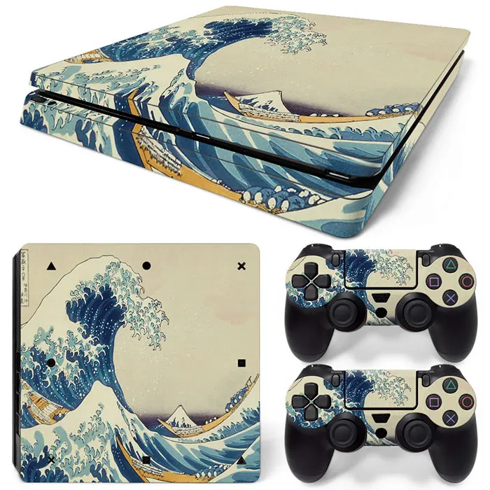 PS4-Slim-Skin-Sticker-For-PlayStation-4-Console-and-Controllers-For-PS4 ...