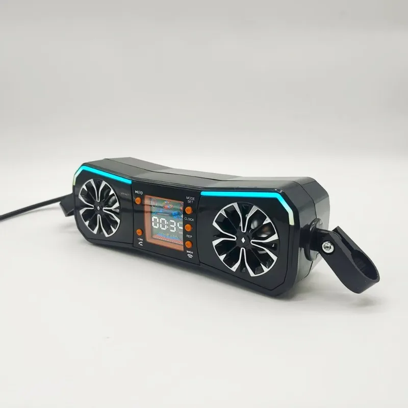 Hot For 1pc 12V Speaker Wireless Stereo Audio System For Motorcycle ...