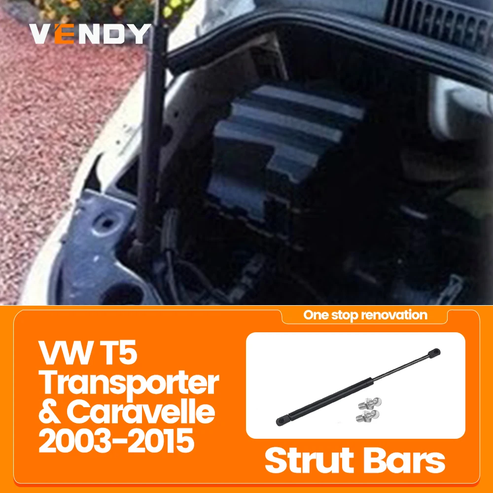 Front Bonnet Hood Strut For VW T5 Transporter & Caravelle 2003-2015 ...