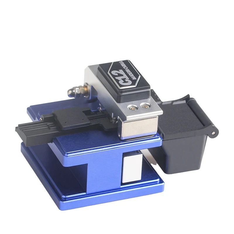 High Precision C12 Optical Fiber Cleaver with Fiber Scrap Collector ...
