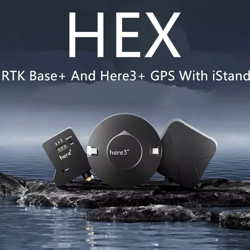 HEX-RTK-Base-Here3-GPS-With-iStand-high-precision-differential-GNSS-m8p ...