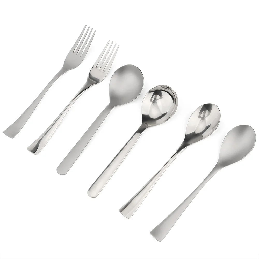 3pcs Titanium Spoon Set Tableware Dessert Picnic Fork Outdoor Kitchen ...