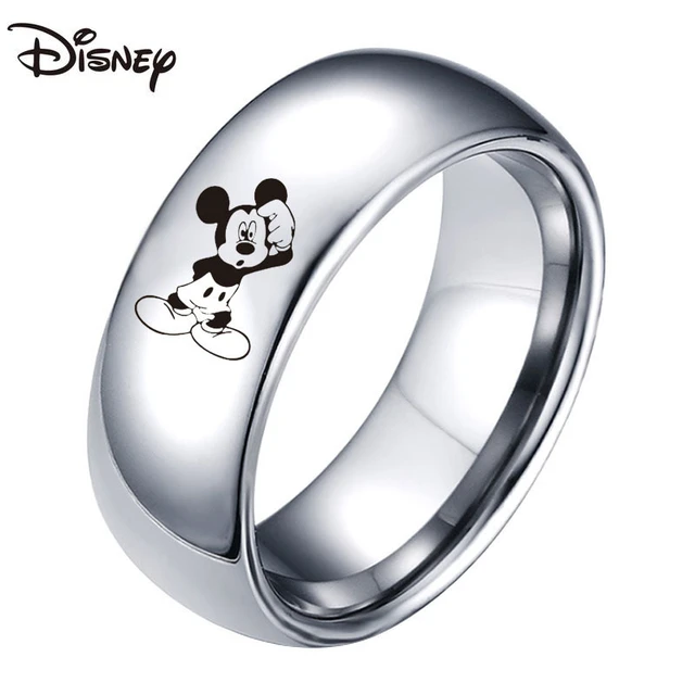 Mickey Mouse Octagonal Ring For Men By CRISLU ShopDisney, 57% OFF