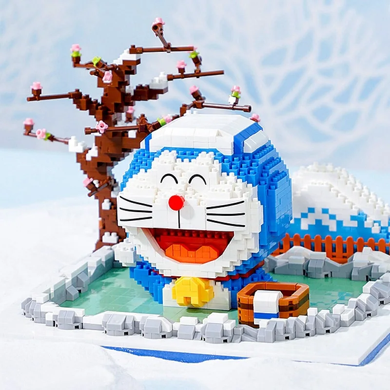 1967pcs-Doraemon-Micro-Building-Blocks-Creative-Hot-Spring-Vacation-3D ...