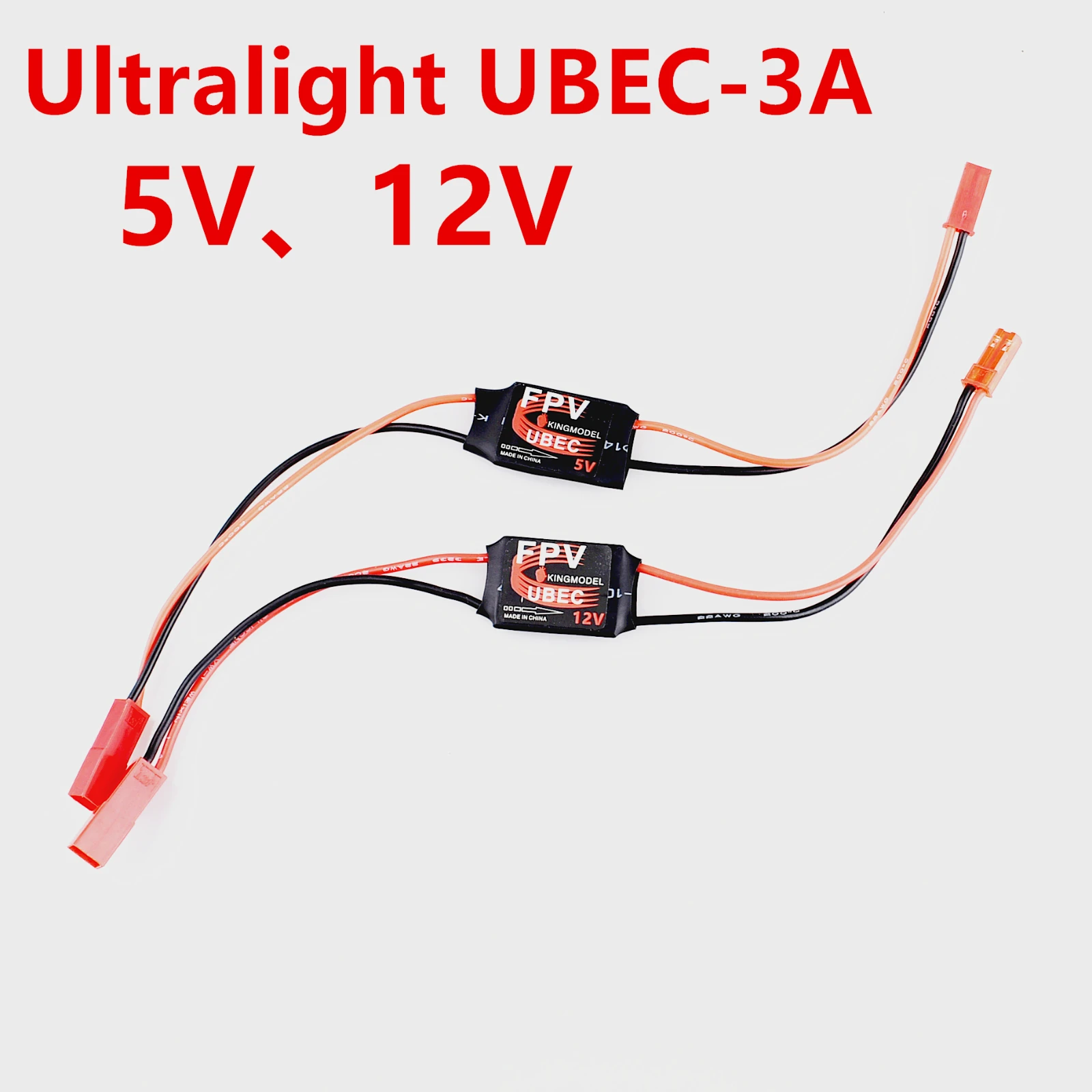 Dron ultraligero UBEC 3A 5V 2 6S / 12V 4 6S Mini UBEC BEC para FPV ...