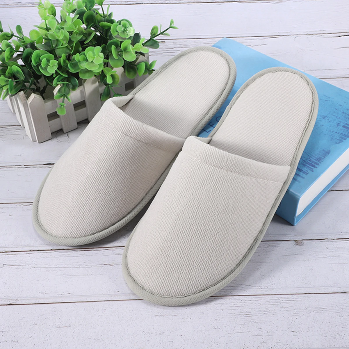 1-Pair-Disposable-Slippers-Hotel-Travel-Slipper-Sanitary-Party-Home ...