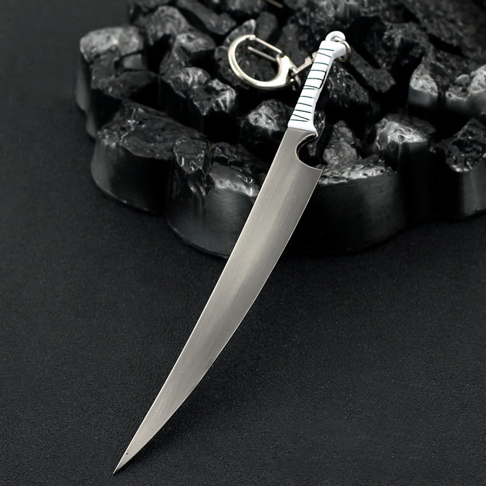 Anime Bleach Kurosaki Ichigo Sword Keychain Men Hitsugaya Toushirou ...