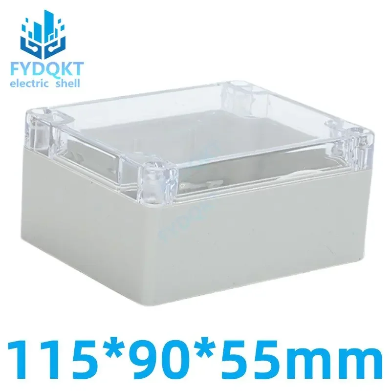 1pcs-115x90x55MM-Waterproof-Cover-Clear-Plastic-Electronic-Project-Box ...
