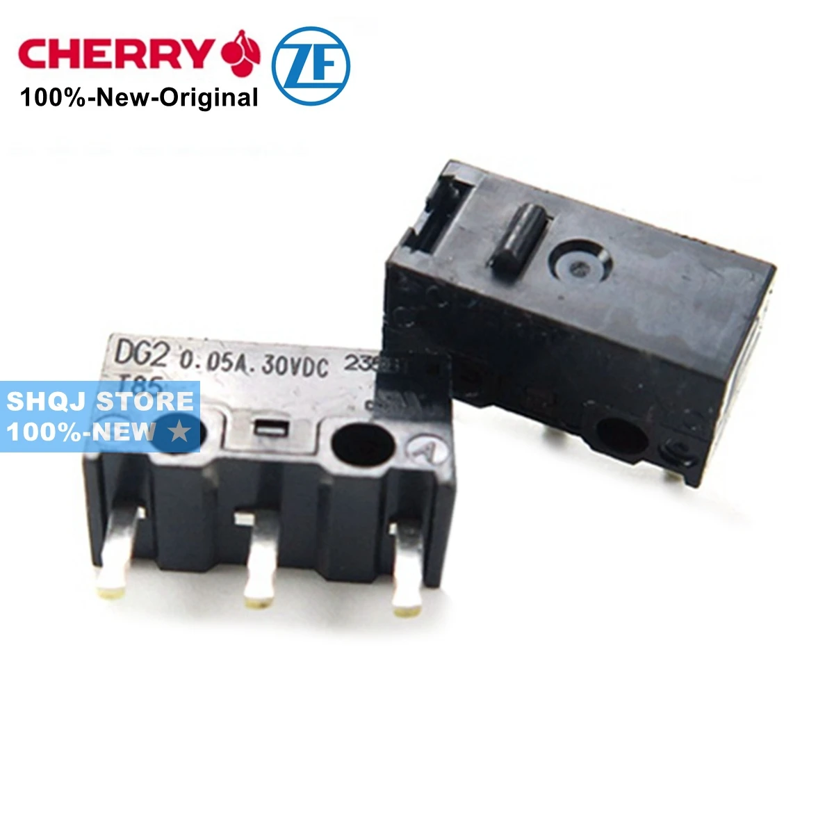 CHERRY-ZF-100-NEW-10PCS-DG2-0-05A-30VDC-T85-Mouse-micro-switch-BLACK ...